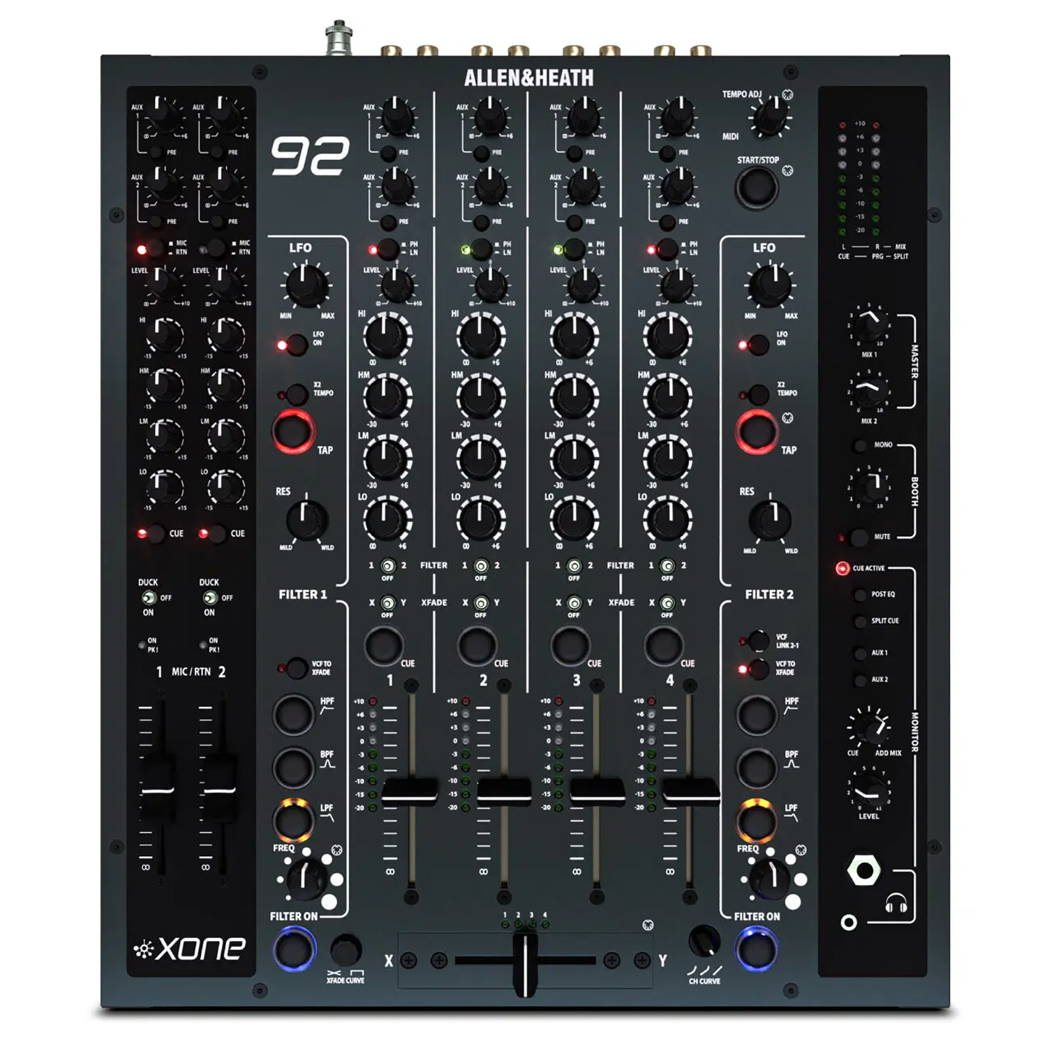 Allen & Heath Xone:92 MK2 4-Channel Analog DJ Mixer - Musical ...